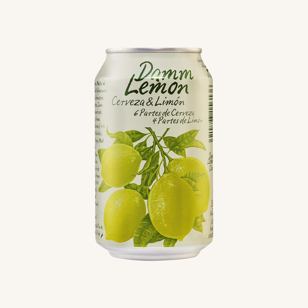 Bière Damm Citron - Clara Mediterránea (panaché / radler), canette ...